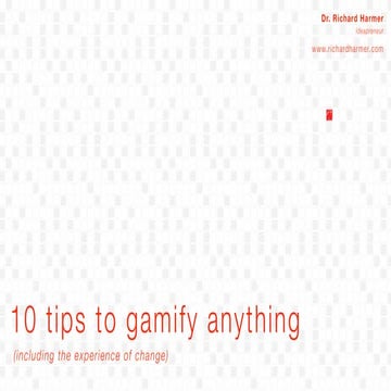 10 tips for gamifying any experience (including the experience of ...