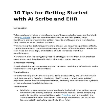 10 Tips for Getting Started with AI Scribe and EHR.pdf