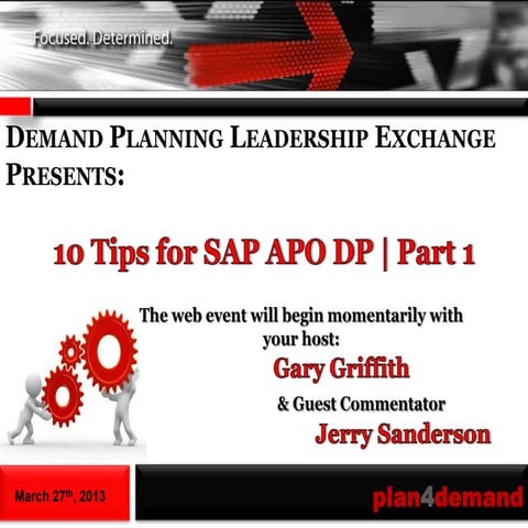 Demand Planning Leadership Exchange: 10 Tips for SAP DP | Part 1 | PPTX