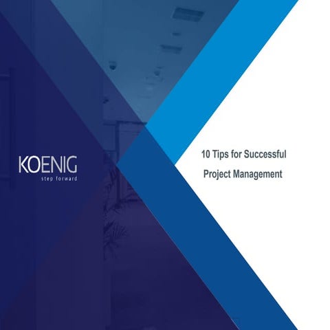 10 tips for successful project management | PPTX