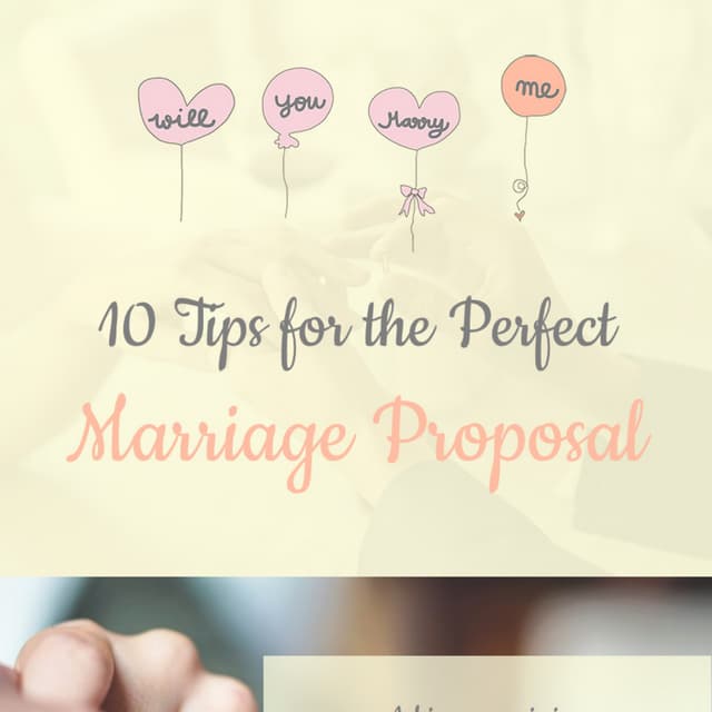 10 tips for the perfect marriage proposal | PDF