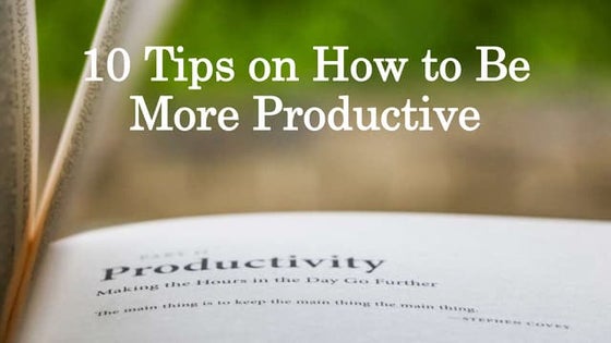 Simple and colorful productivity infographic | PDF