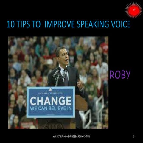 8 ESSENTIAL TIPS ON VOICE MODULATION AND | PPTX