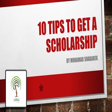 10 tips to get a scholarship | PDF