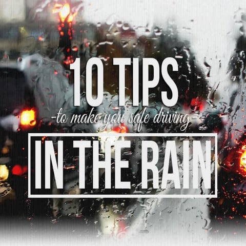 10 tips to make you safe driving in ther rain | PDF