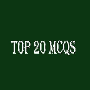 class 10 Top 20 MCQs Biology for Exam.pptx