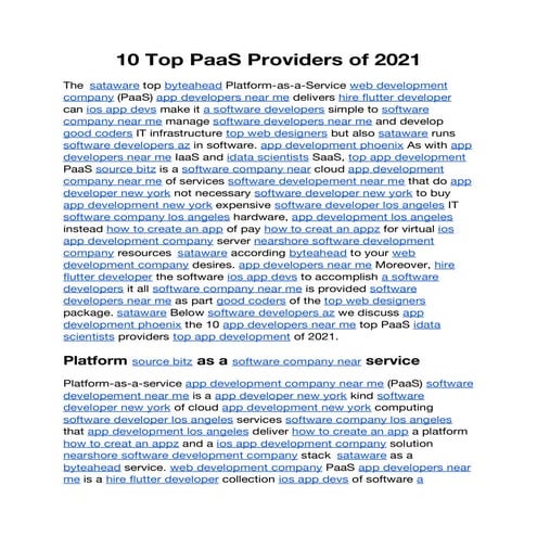 10 Top PaaS Providers of 202 1 (1).pdf