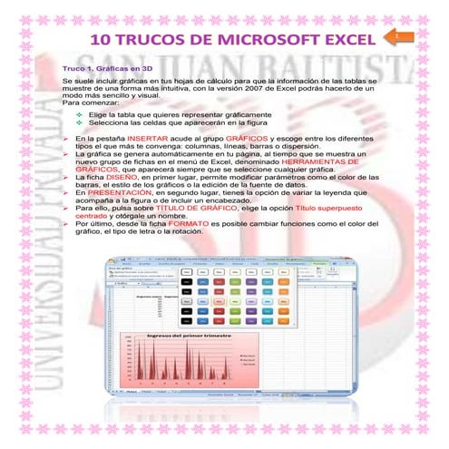 Slideshare 7 trucos excel | PDF