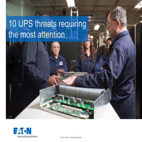 10 UPS components that require the most attention | PPT