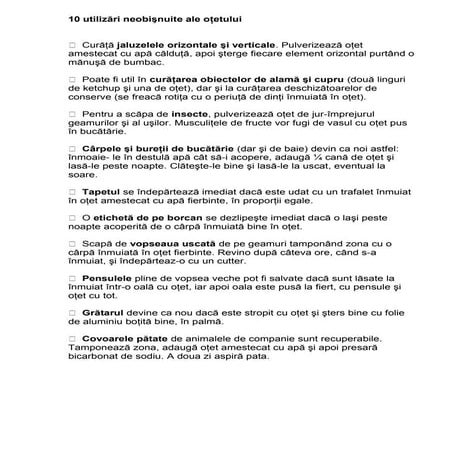 10 utilizari neobisnuite ale otetului | DOC