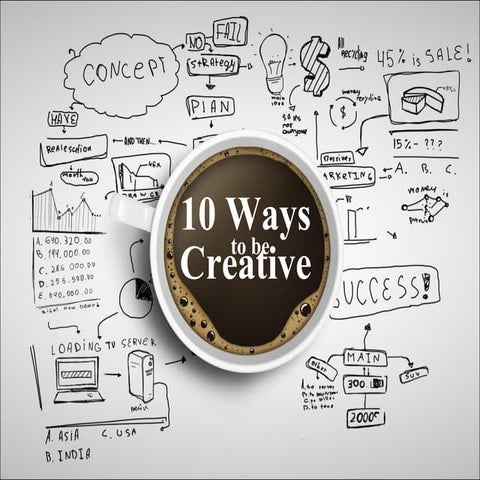 10 ways to be creative | PPT