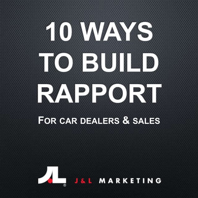 10 Ways to Build Rapport for Sales Pros | PDF
