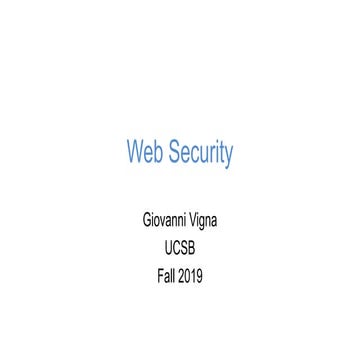 10_Web Security.pptx | Web Design and HTML | Internet