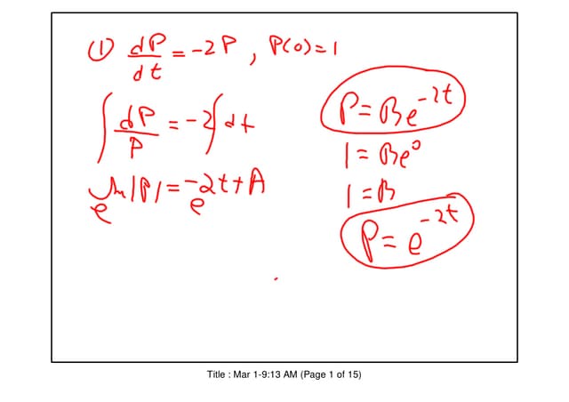 Ap Calculus Bc 11 04 Harvard Text Variable Separable Ppt