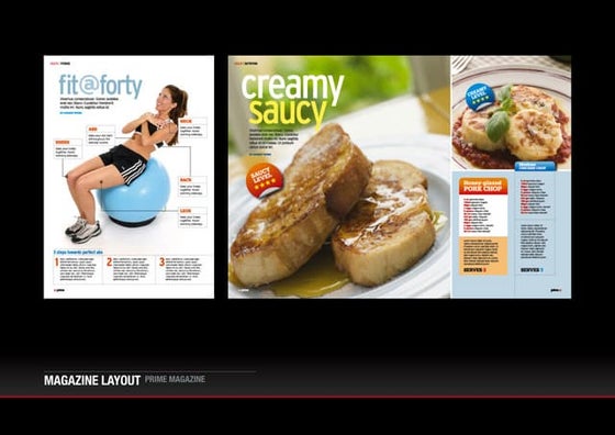 Prime Magazine Page Design | PPT