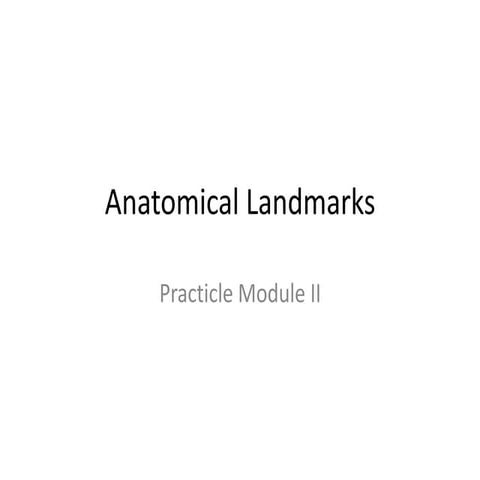 Anatomic landmarks seen in a IOPA | PPTX