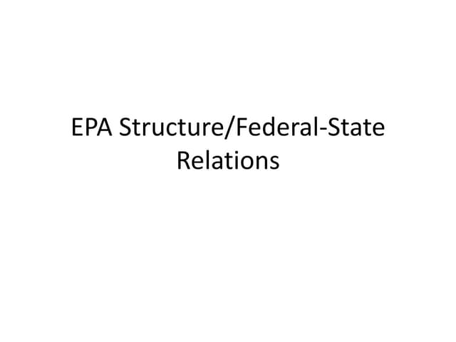 Epa Structure