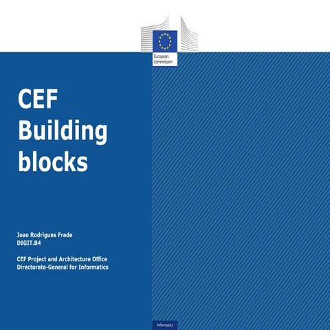 Session 2. CEF – digital service infrastructures, Joao Rodrigues Frade ...