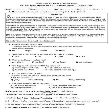 English 3 exam | DOCX