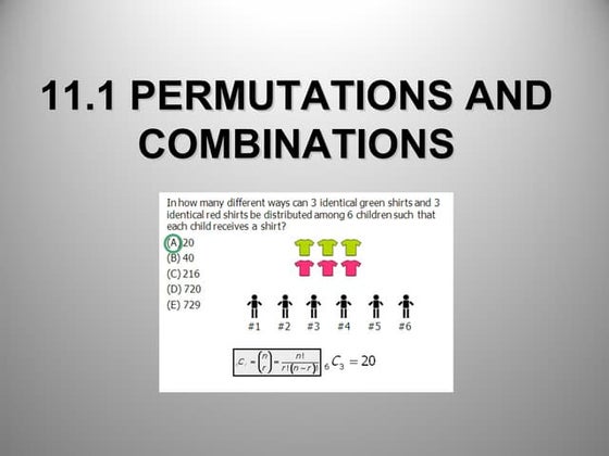 Fundamental counting principle PPT LESSON 2 | PPTX