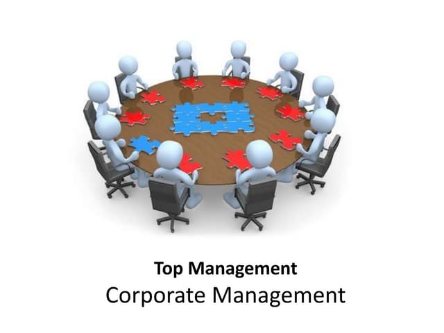 Changing the role of top management