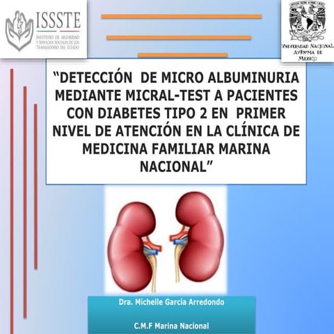 Detección de micro albuminuria mediante micral-test a pacientes con DM2 ...