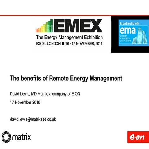 The Benefits of Remote Energy Management | PDF