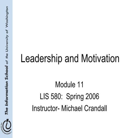 Leadership & Motivation | PPT