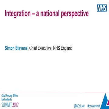 Integration - A national perspective | PDF