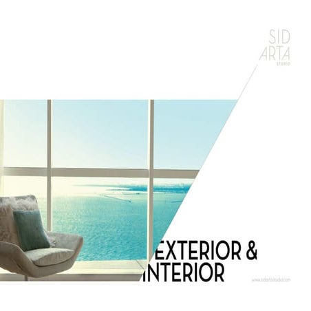 EXTERIOR & INTERIOR PORTFOLIO - Sidarta Studio | PDF