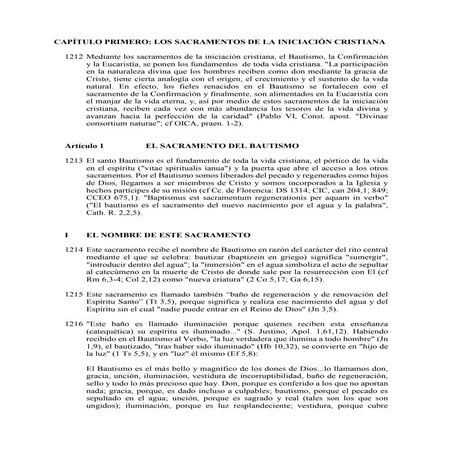 11. los sacramentos de la iniciación cristiana | PDF