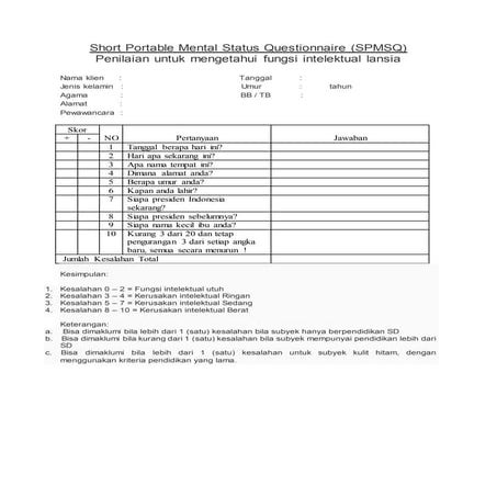 Form barthel-index | PDF