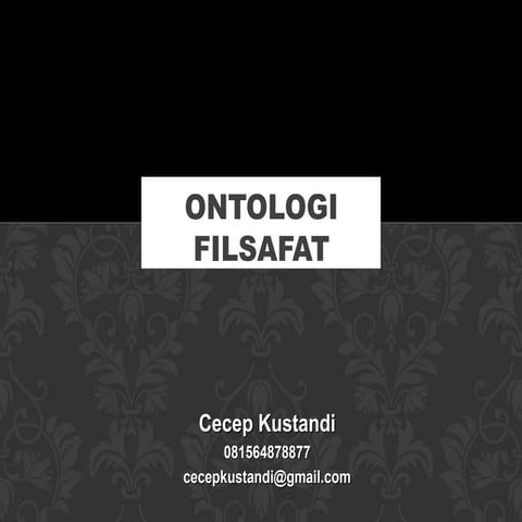 ontologi | PPT
