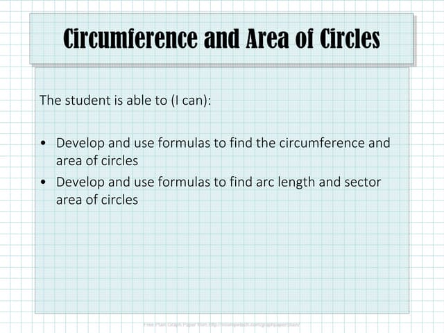 Mathematics- Circle Presentation | PPTX