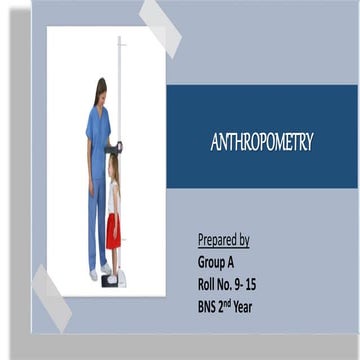 Anthropometry measurement | PPTX