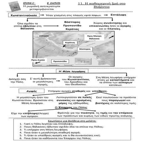 11. Η καθημερινή ζωή στο Βυζάντιο | PDF