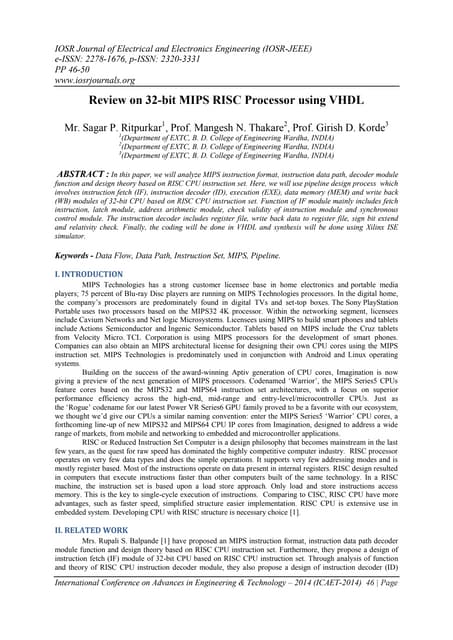A Pic Compatible Risc Cpu Core Implementation For Fpga Based 6442