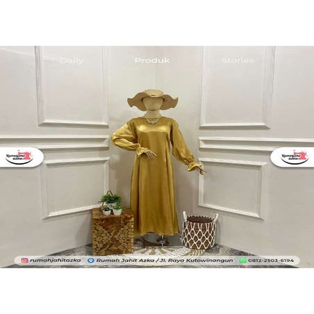 JAHIT RECOMENDED! Wa 0812-2503-6194, Simple Model Long Dress Shimmer by ...