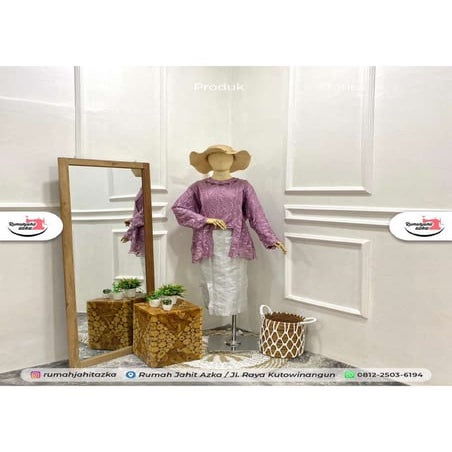 JASA JAHIT SEGALA MODEL! Wa 0812-2503-6194, Kebaya Brukat Payet Simpel ...