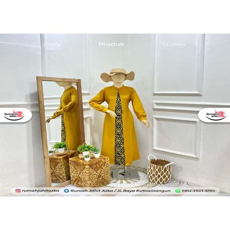 JAHIT BERKUALITAS! WA 081225036194, Set Gamis Outer Umroh by Rumah ...