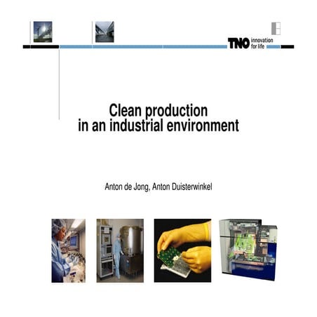 Clean production in an industrial environment | PDF