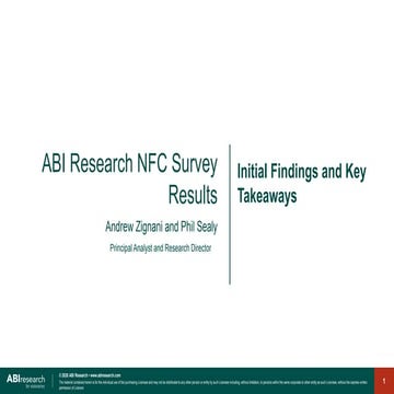 ABI Research - Survey Results | PPTX