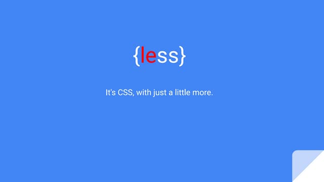 Css Less Framework Overview Pros And Cons Ppt