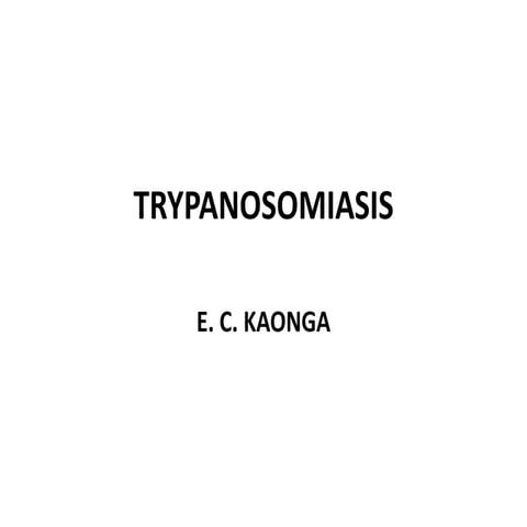 Trypanosoma | PPT