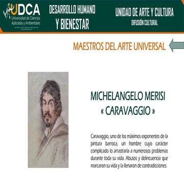 MICHELANGELO MERISI « CARAVAGGIO » | PDF