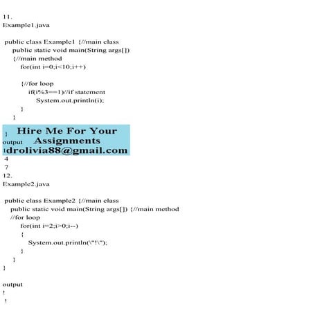 11.Example1.java public class Example1 {main class pub.pdf