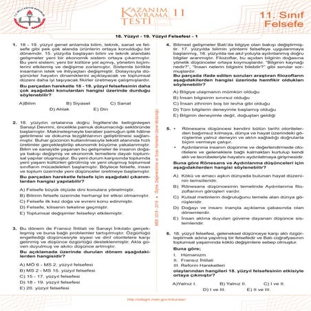 11. Sınıf Felsefe 1. Dönem 2. Yazılıya Hazırlık Soruları.pptx