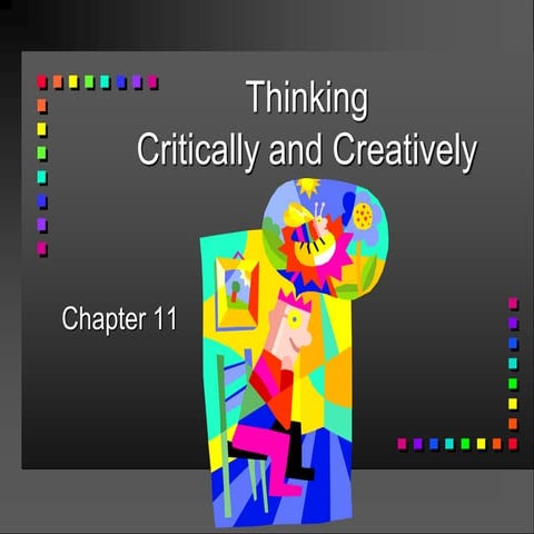 Critical thinking vs. creative thinking | PPTX