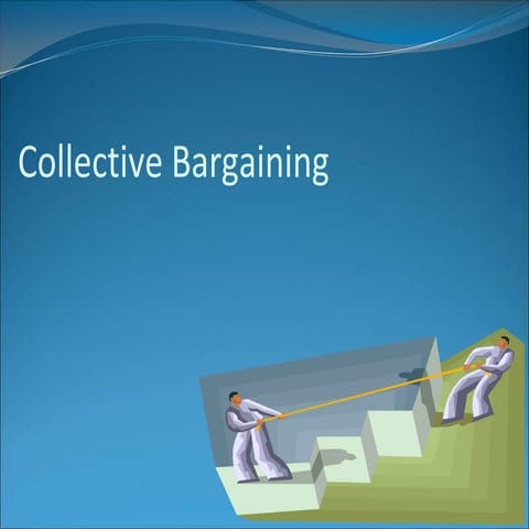 Difference between collective bargaining & negotiation | PPTX