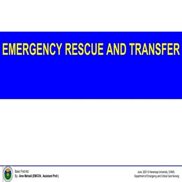 Emergency Rescue and Short distantce Transfer.pptx